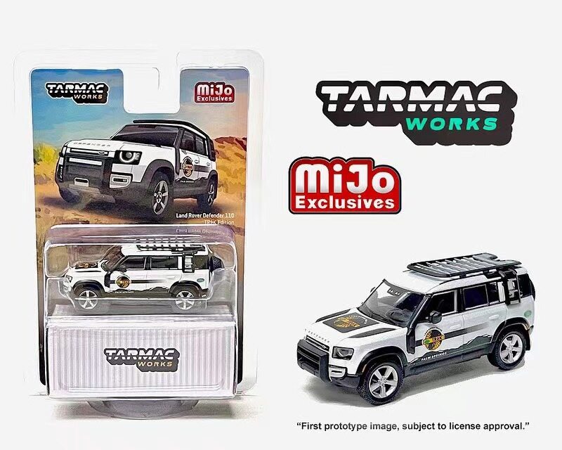 Tarmac Work 1:64 LandRover DeFender 110 TREK Edition บรรจุภัณฑ์แบบบลิส ...