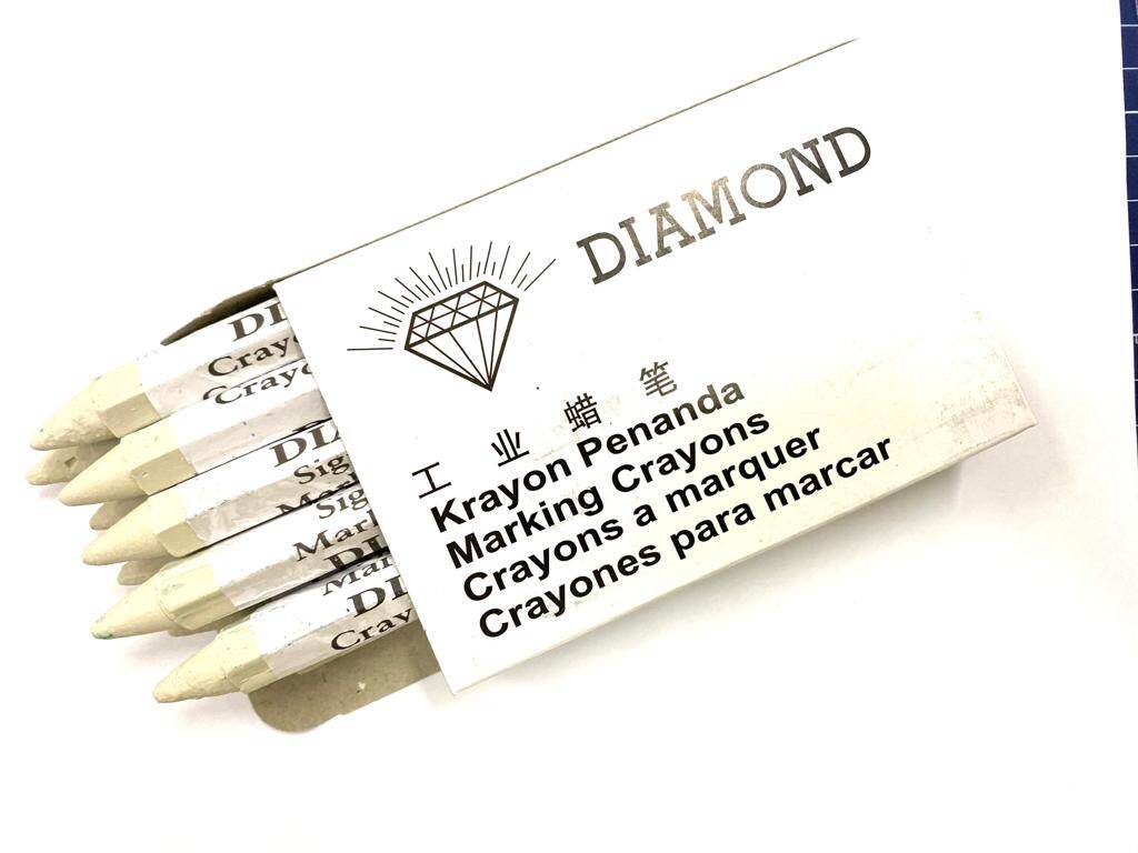 Diamond Marking Crayons (WHITE) / Krayon Penanda (12pcs/box) For ...