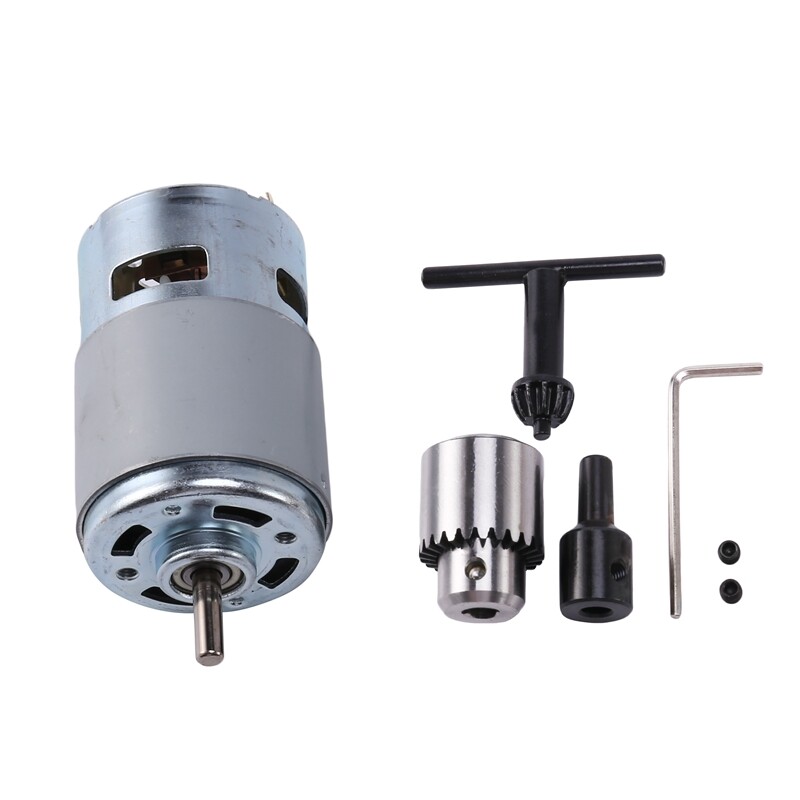 Dc 12-24V 775 Motor Electric Drill With Drill Chuck Dc Motor For ...