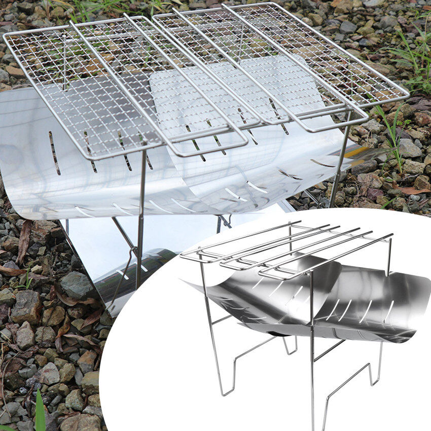 Thous Winds Titanium Campfire Wood Fire Stove Outdoor Camping Bushcraf ...
