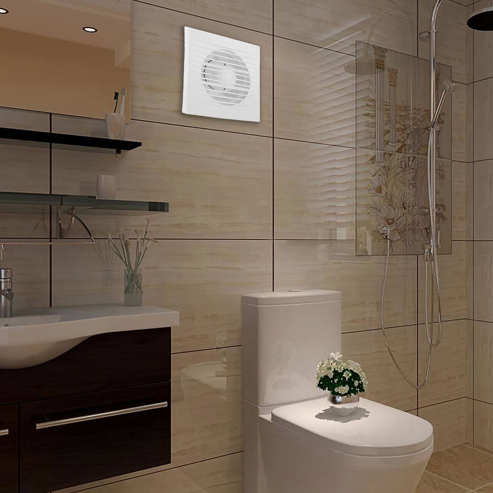 12W Wall Mounted Exhaust Fan With Copper Motor Ventilation Fan Kitchen ...