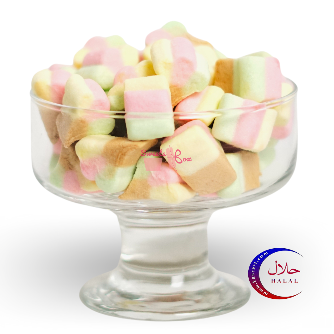 SweetsBox | Bebeto Marshmallow Ice-Cream, Pink and White & Rainbow ...