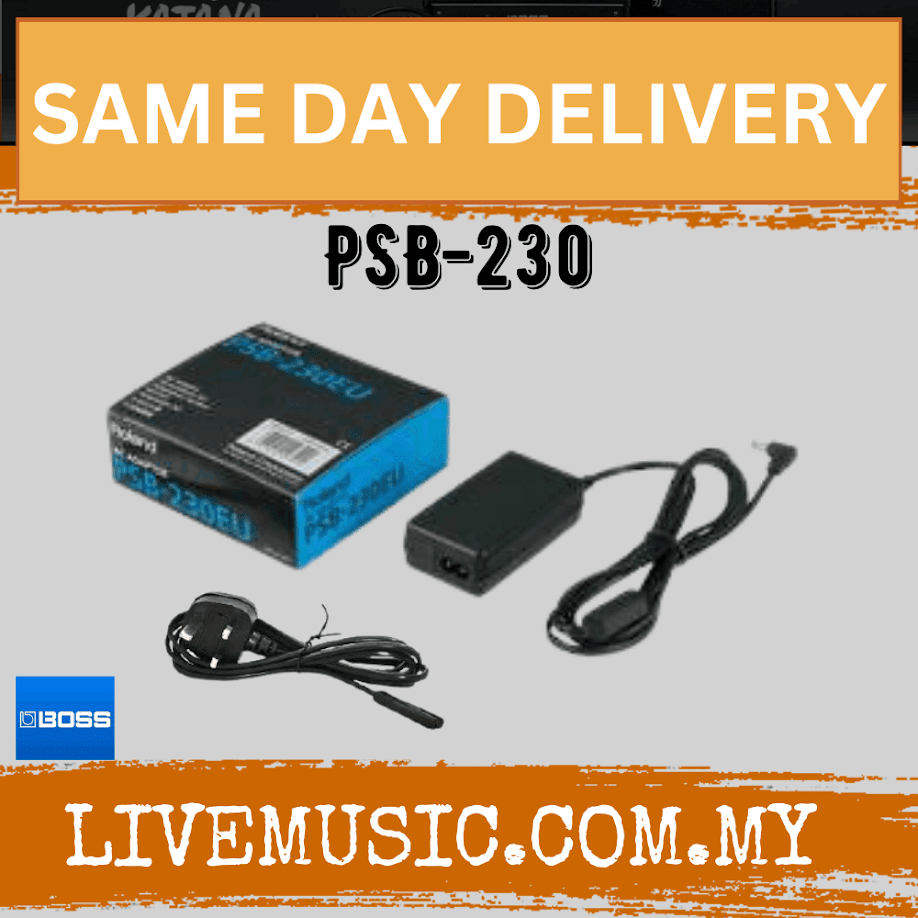 Boss PSB-230UK AC Adaptor For Boss/Katana mini (PSB-1U/PSB230/PSB 230 ...