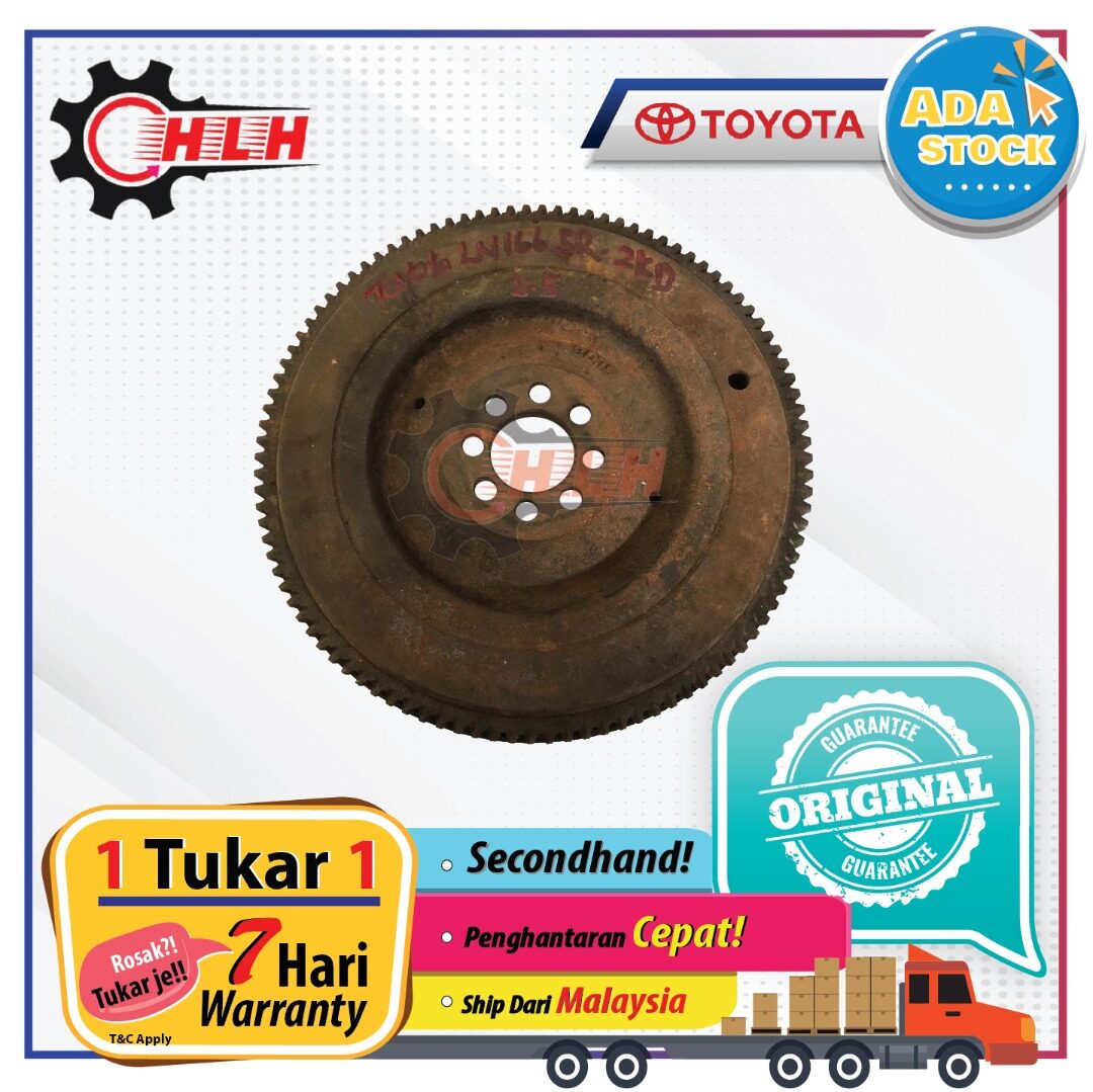 TOYOTA HILUX LN166 SR 2L 3L (MANUAL) - FLYWHEEL 101T (SECOND ORIGINAL ...