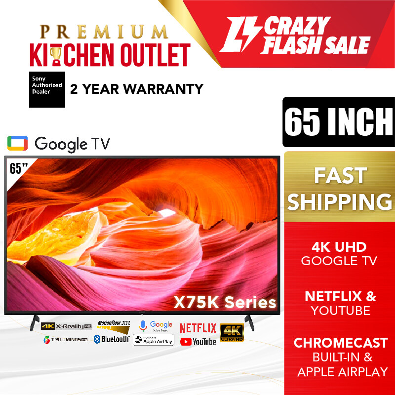 Sony 65 Inch 4K UHD Google TV KD-65X75K | HDR Dolby Vision Dolby Atmos | X75K Series Smart TV ...