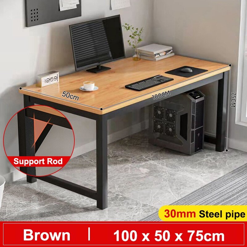 JIAJU 140/120CM Meja Belajar Moden Design Student Study Table Computer ...