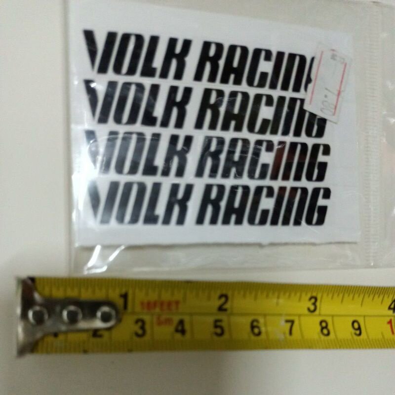 volk racing stiker rim volk 4 pcs | Lazada