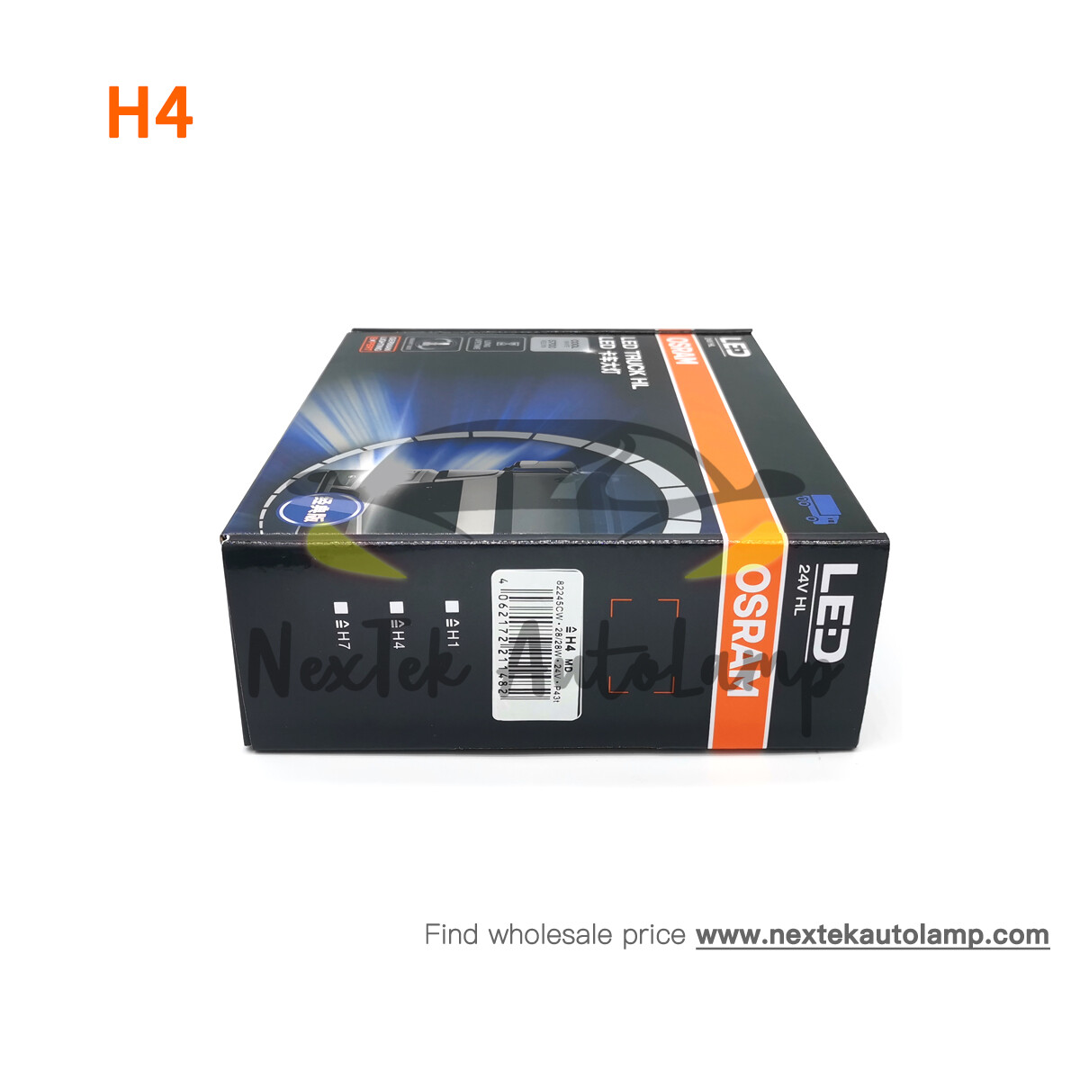 OSRAM LED Truck HL H1 H4 H7 24V 28W 5700K +100% Super Bright White ...
