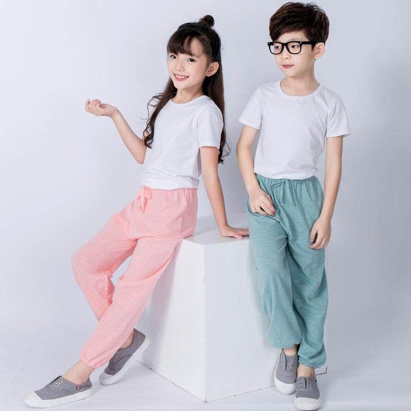 JZB435 New summer, thin section, cotton, children's mosquito pants ...