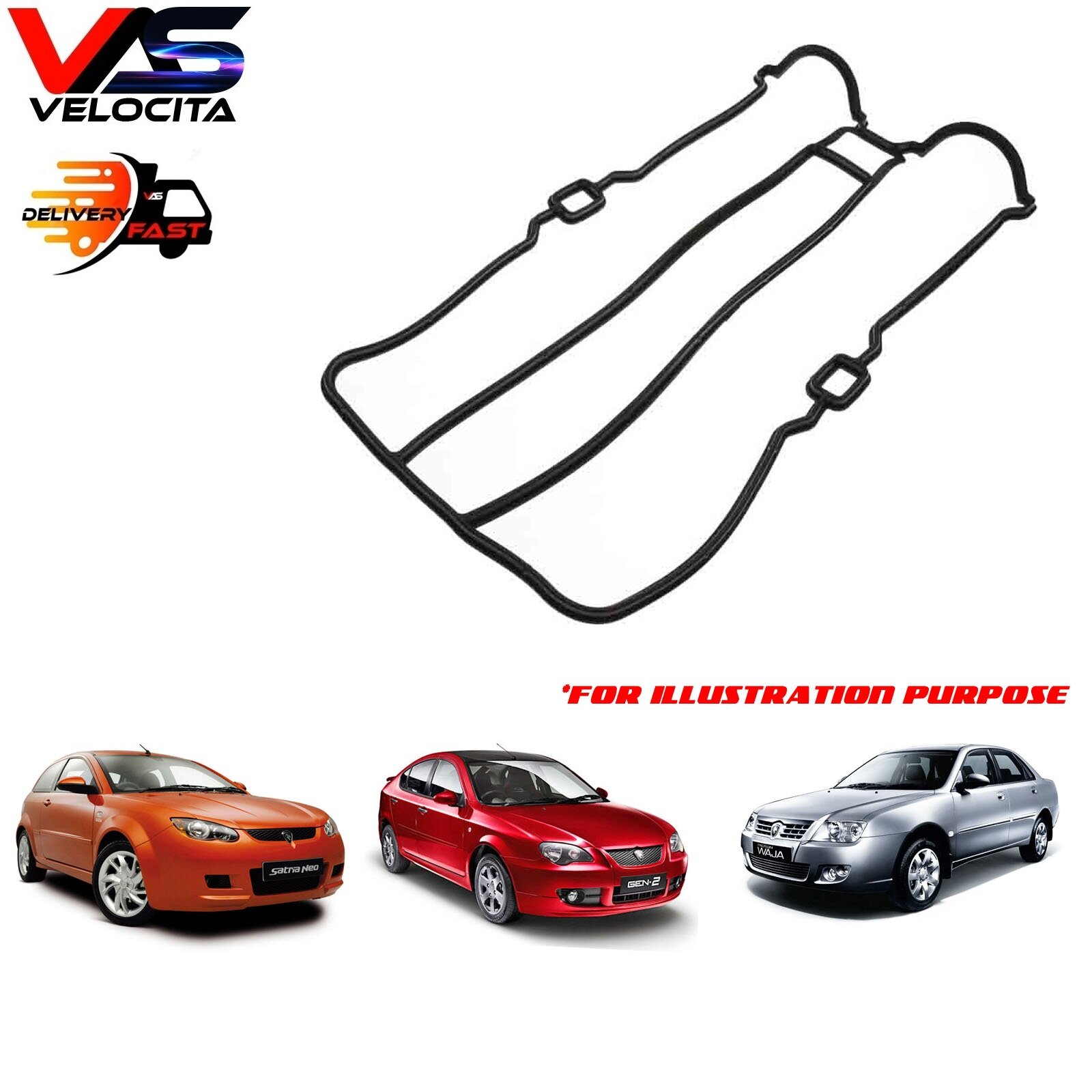 OEM VALVE ROCKER COVER GASKET PROTON GEN2 SATRIA NEO WAJA CAMPRO ...