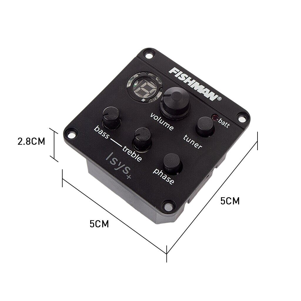 Fishman ISYS + EQ Acoustic Guitar Pick-Up Clip on Sound Hole Pick Up ...