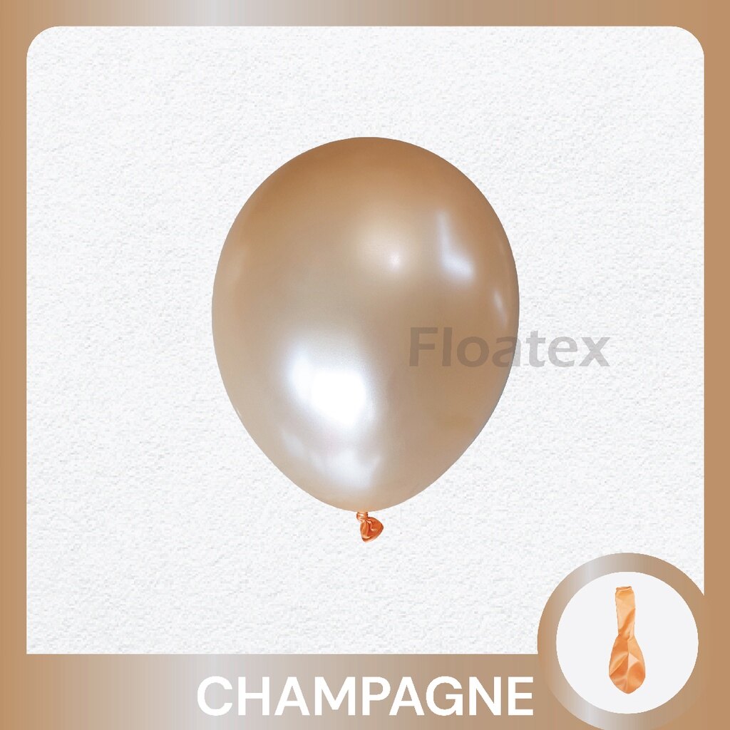 Floatex 2.2g 10 Inch Metallic Latex Colorful Balloon Circle Latex ...