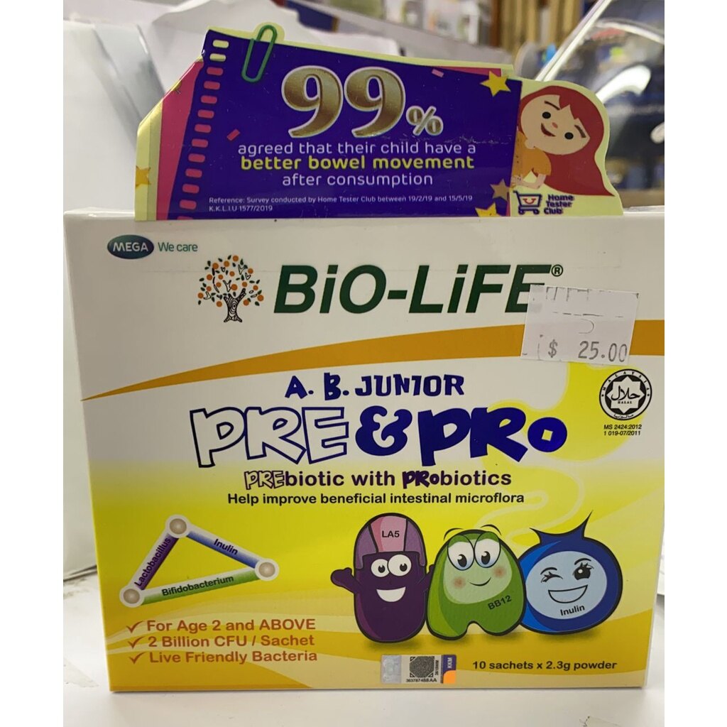 (GOODLIFE) - BIO-LIFE AB JUNIOR PREBIOTIC WITH PROBIOTIC PRE&PRO FOR ...