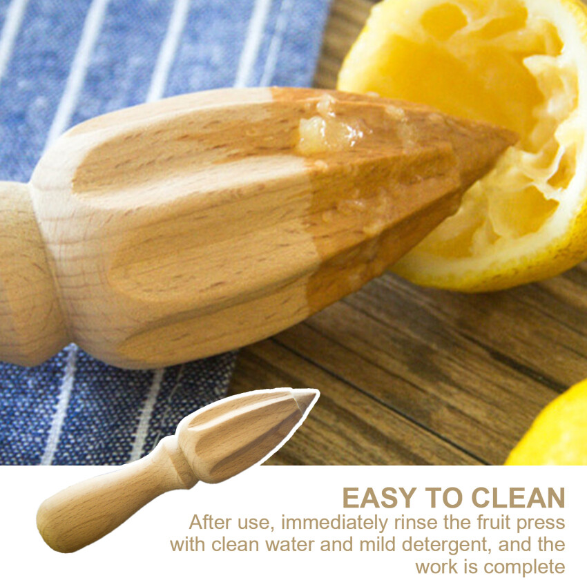 Manual Press Juicer Fruit Reamers Wooden Citrus Reamer Hand Press ...