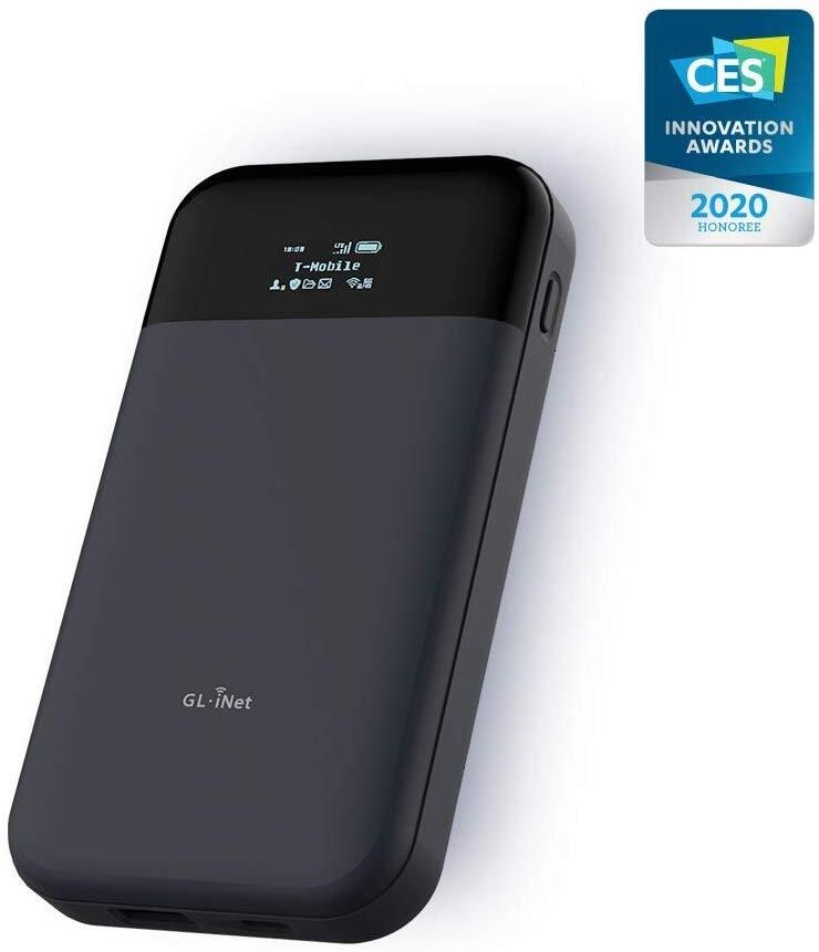 GL.iNet MUDI (GL-E750) 4G Mini Travel Router 750Mbps 128GB Max MicroSD ...