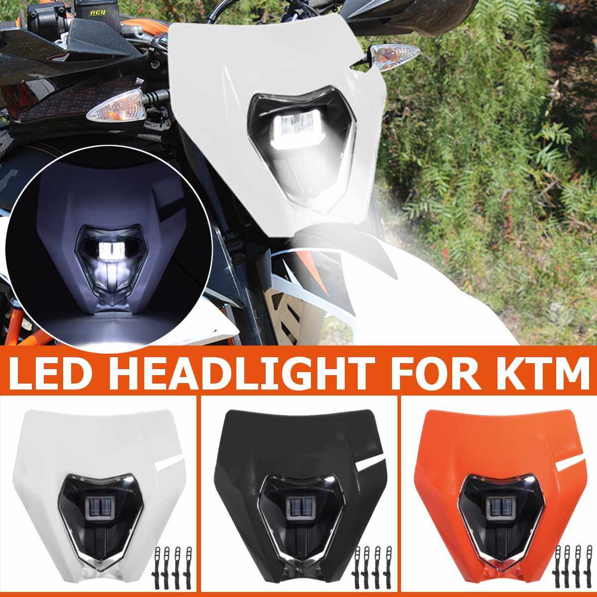 รถจักรยานยนต์ LED ไฟหน้าไฟหน้าสำหรับ KTM EXC SXF MX SXF XCW XCFW EXCF ...