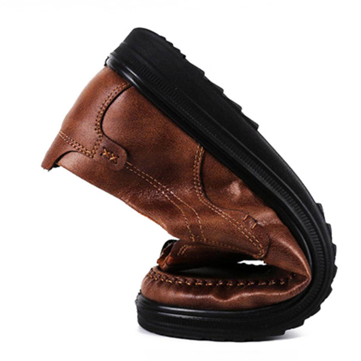 Menico ผู้ชายรองเท้าโลฟเฟอร์ฤดูร้อนรองเท้าหนัง Antiskid สบายๆ ...