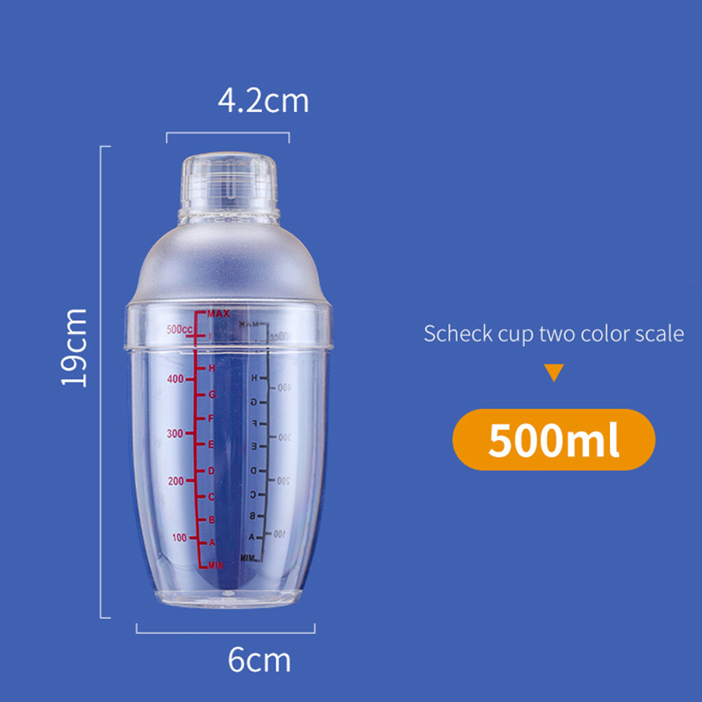 predolo Craft Cocktail Shaker - with Measurement Cocktail Shaker ...