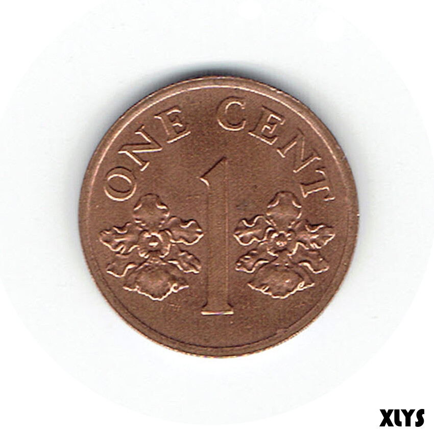 Original Old Singapore SGD 1 Cent Dollar Coins Year 1992 | Lazada