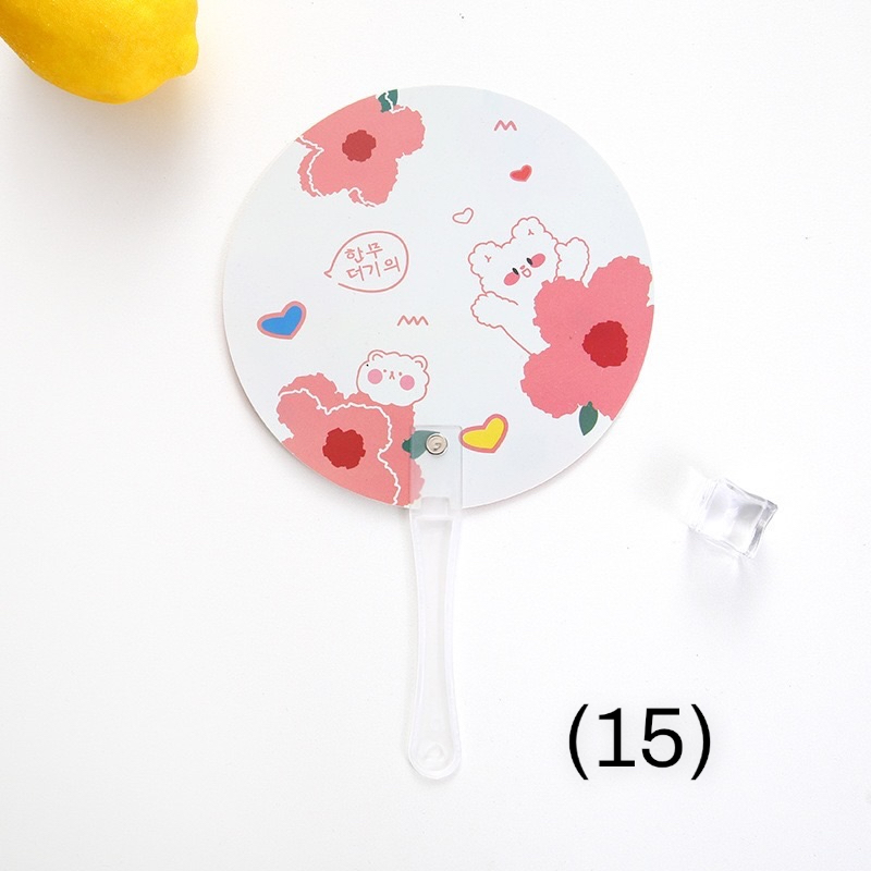 EASY WEARHOUSE Summer Creative Cute Cartoon Mini Hand Fan Plastic Small ...