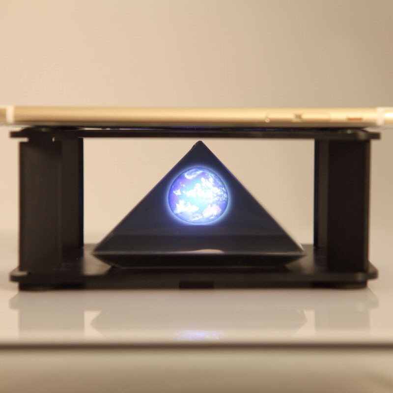 3D Holographic Projector Pyramid Four-dimensional Image Display ...
