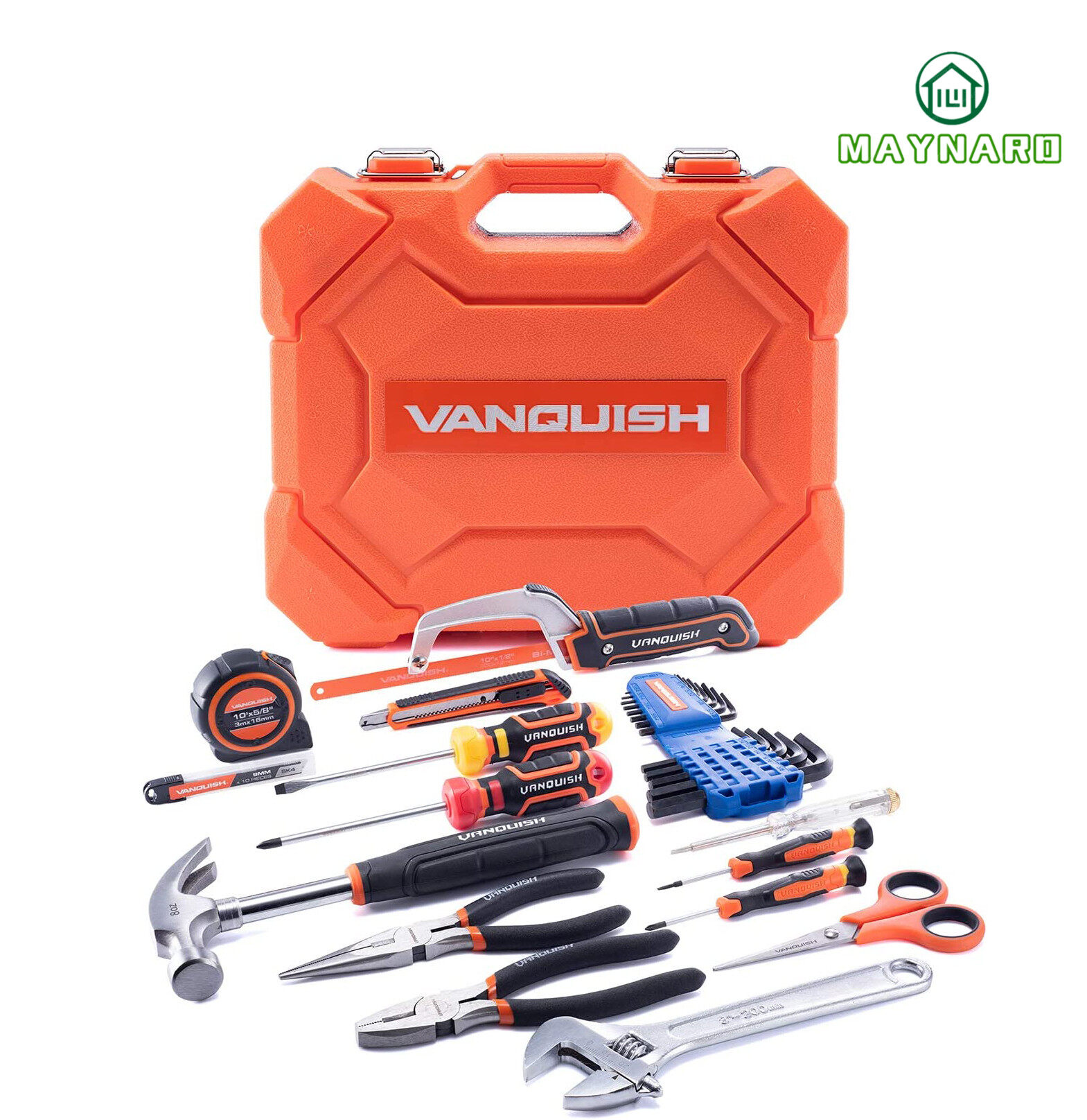 Home Tool Kit, General Household Small Hand Tools Set with Blow Molded ...