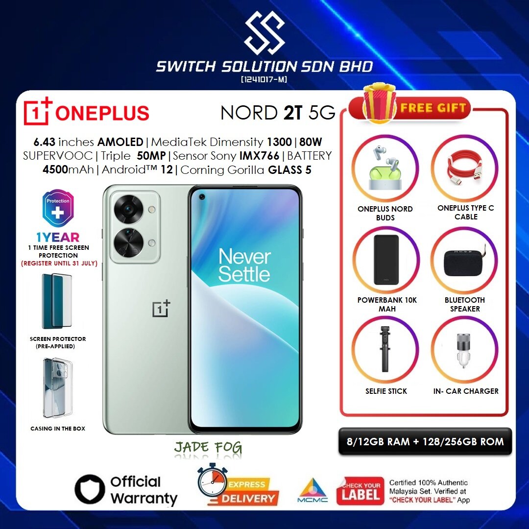 OnePlus Nord 2T Price in Malaysia & Specs - RM1609 | TechNave