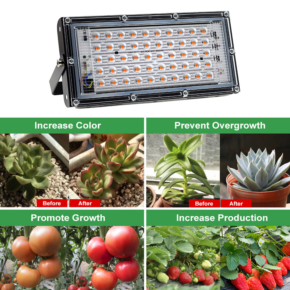 LED Grow Tree Light AC 220V 50W LED Plant Growing Lamps Tree Planting ...