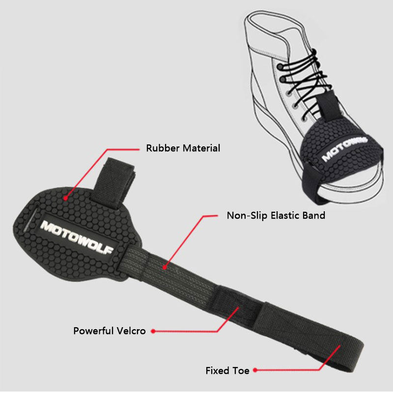 1PCS Motorcycle Shoes Protective Gear Shifter Protector Shift Sock ...