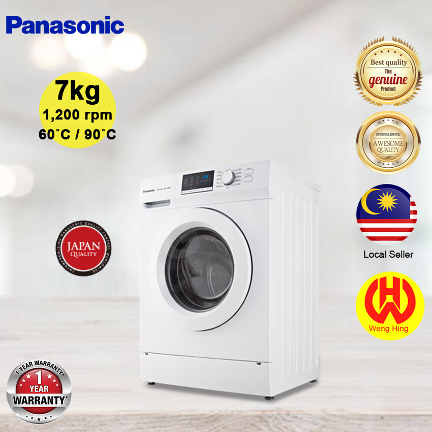 Panasonic 7KG Tub Clean Quick Laundry Front Load Washer NA-127XB1WMY | Lazada