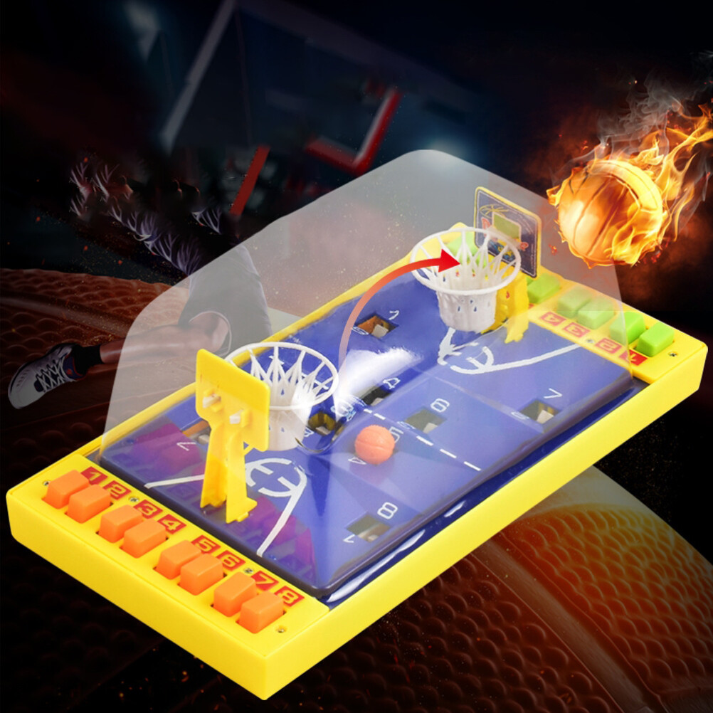 Table Game Finger Basketball Board Game Desktop Basketball Court ...