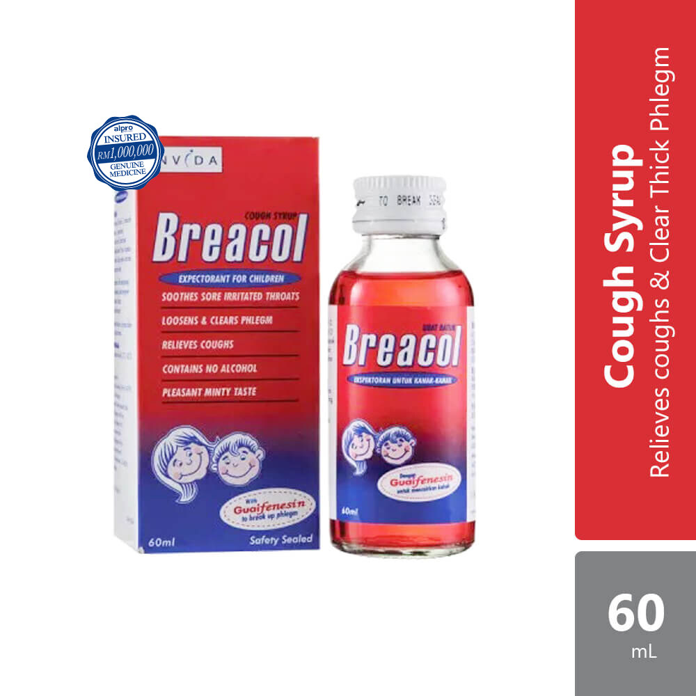 Breacol Expectorant Children 60ml | Cough Syrup | Lazada