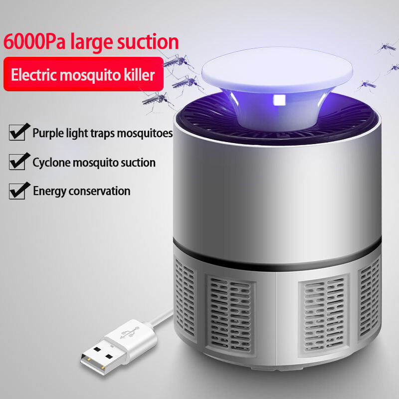 Electric Mosquito Killer 6000Pa large suction Purple light traps ...