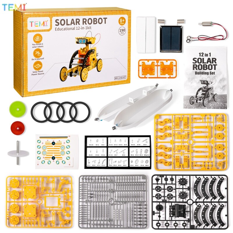 Shipping from Malaysia TEMI Diy Toy Robotic Kit Dc Motors Electronic ...