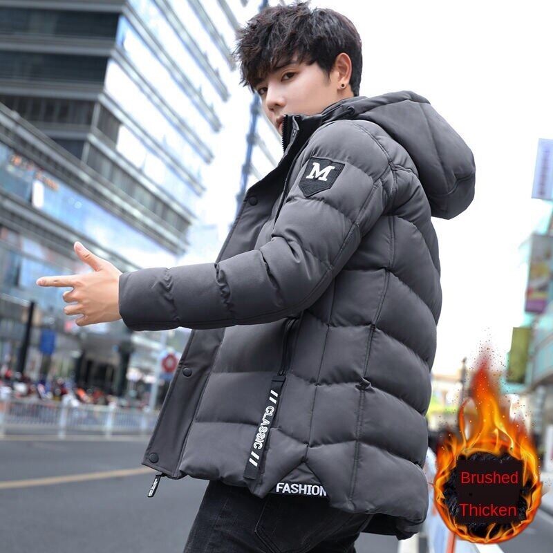 Jaket Lelaki Musim Sejuk Jaket dengan Pad Lelaki 2020 Baru Plus Velvet ...