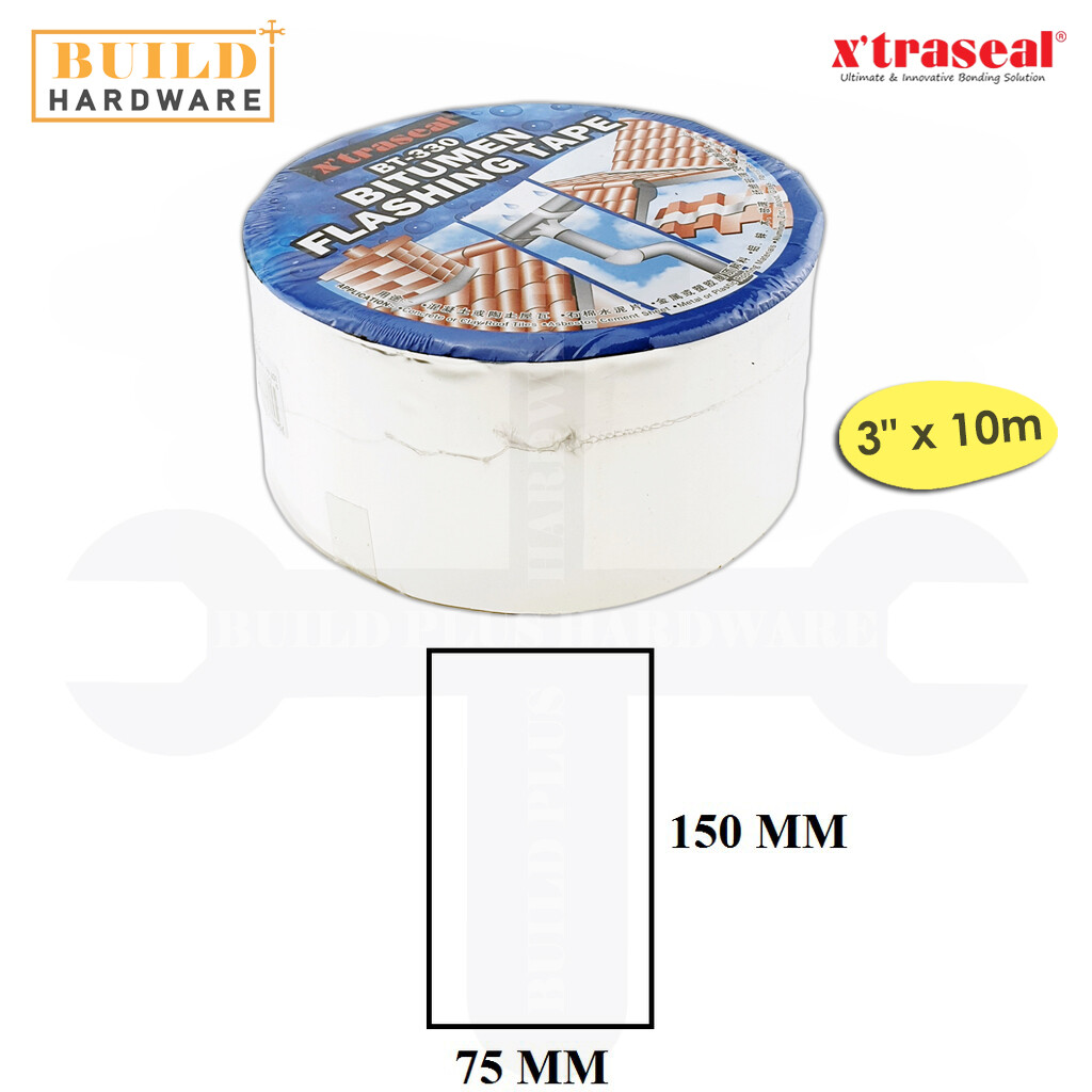 X'TRASEAL BT-330 Bitumen Instant Flashing Tape (2 inch/50mm) (3 inch ...