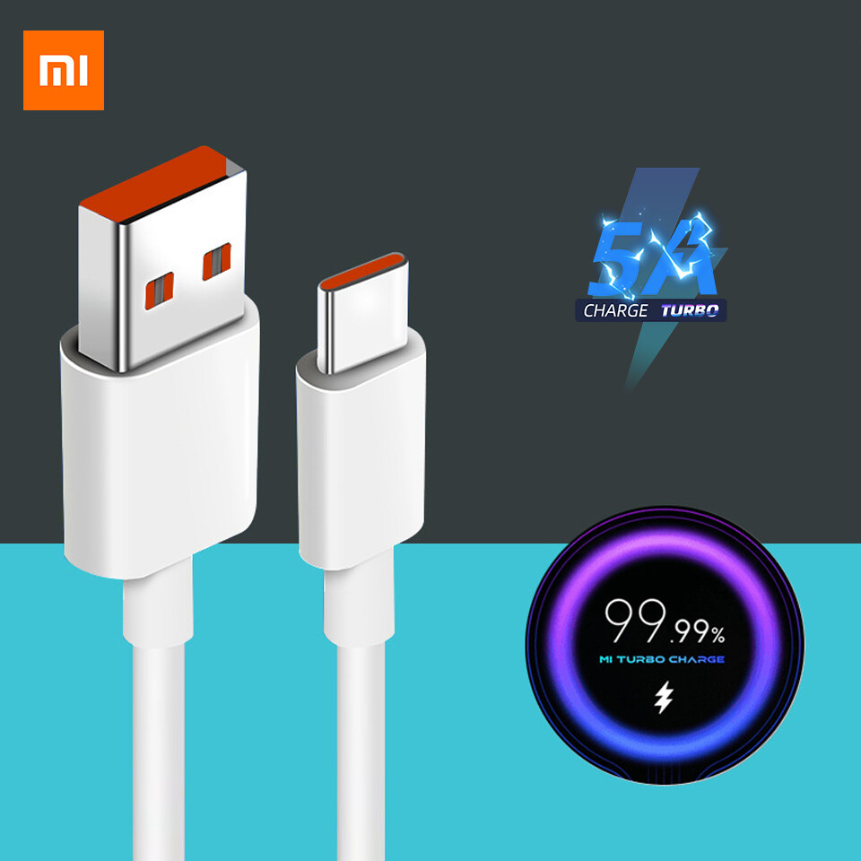 สำหรับเดิม Xiaomi Super Quick Charge 5A 1M Type-C สายสำหรับข้อมูล Mi 9 ...