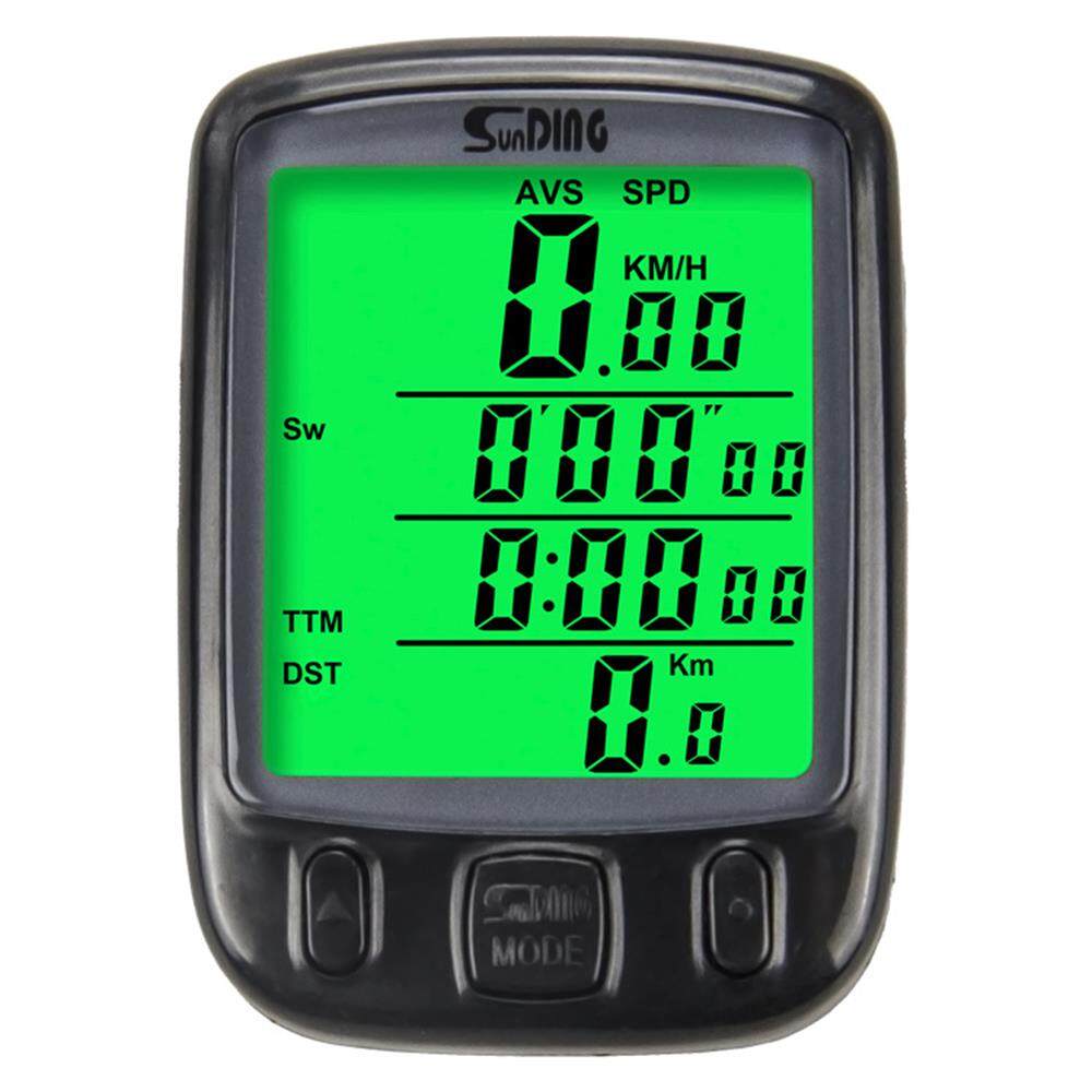 Wired Bike Computer Waterproof Bicycle Odometer Multi Functional LCD ...