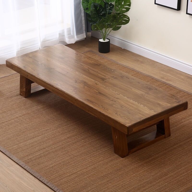 [COD] Japanese-style tatami tea table bay window solid kang drinking ...