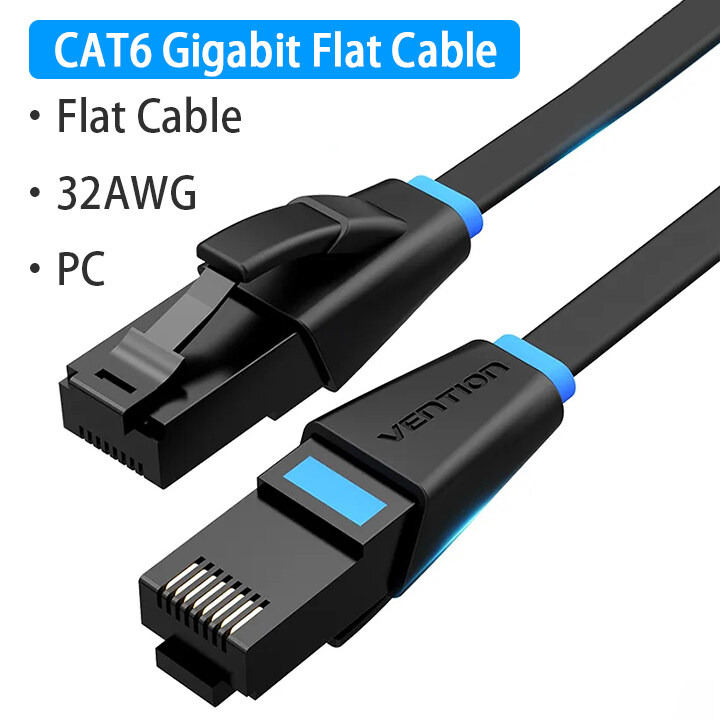 Vention Cat 6 Ethernet Cable UTP RJ45 Lan Cable flat internet cable ...