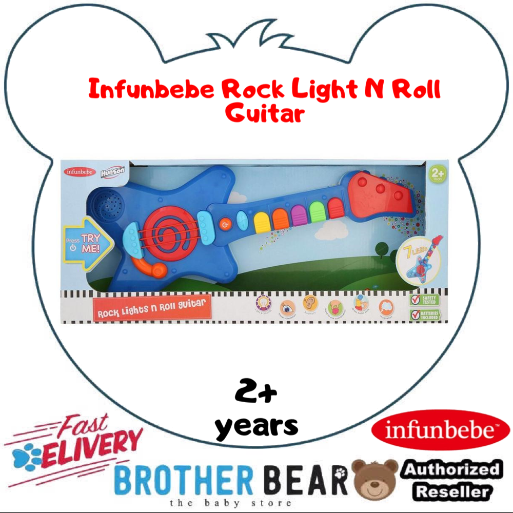Infunbebe Rock Light N Roll Guitar with Music and Light|BROTHER BEAR ...