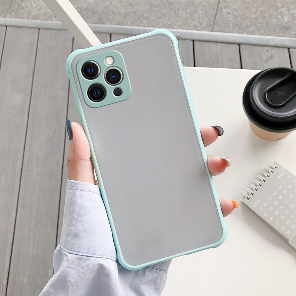 Transparent Matte Silicone Protect Case For iphone 13 12 11 Pro Max ...