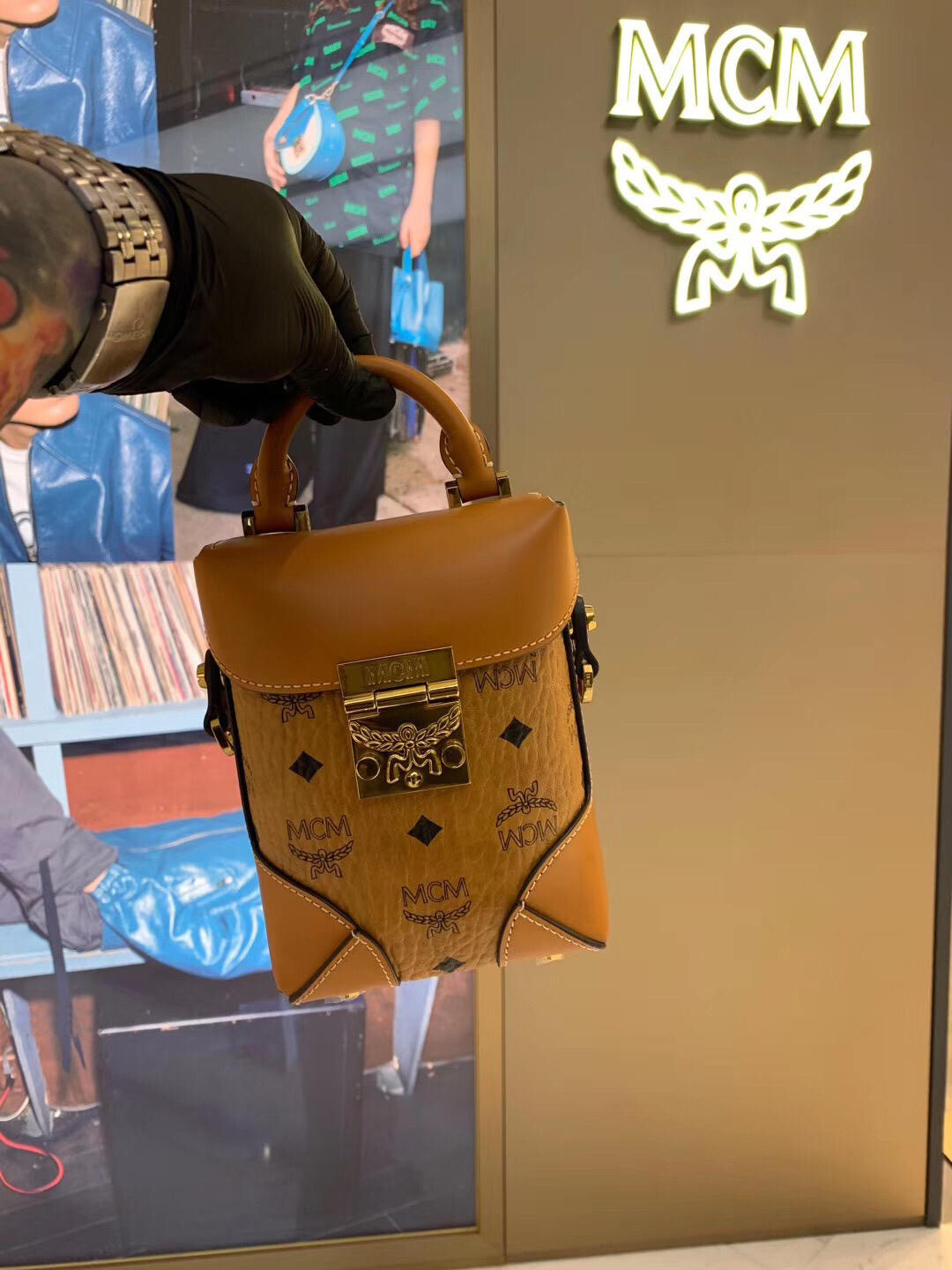 ซื้อของแท้ * MCM * กระเป๋าสุภาพสตรีกระเป๋าถือขนาดเล็กแบบคลาสสิกกระเป๋า ...
