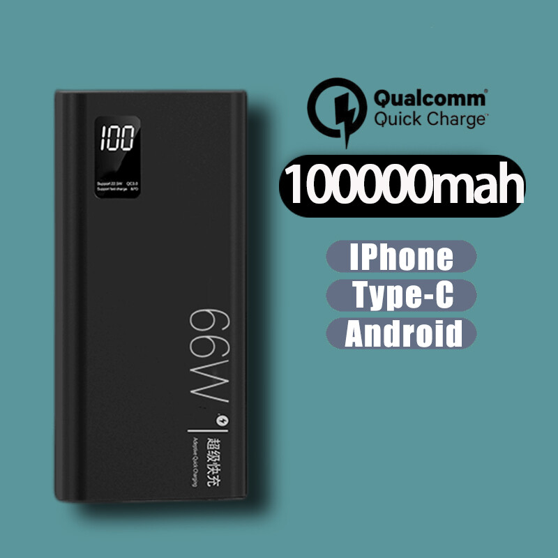 PD 66W powerbank original 100000mAh 150000mAh Super fast charging power ...