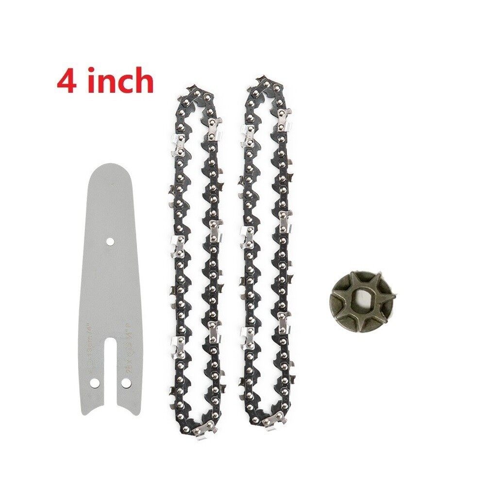 4/6 Inch Guide Plate + Chain + Sprocket Set Suitable For Mini Electric ...