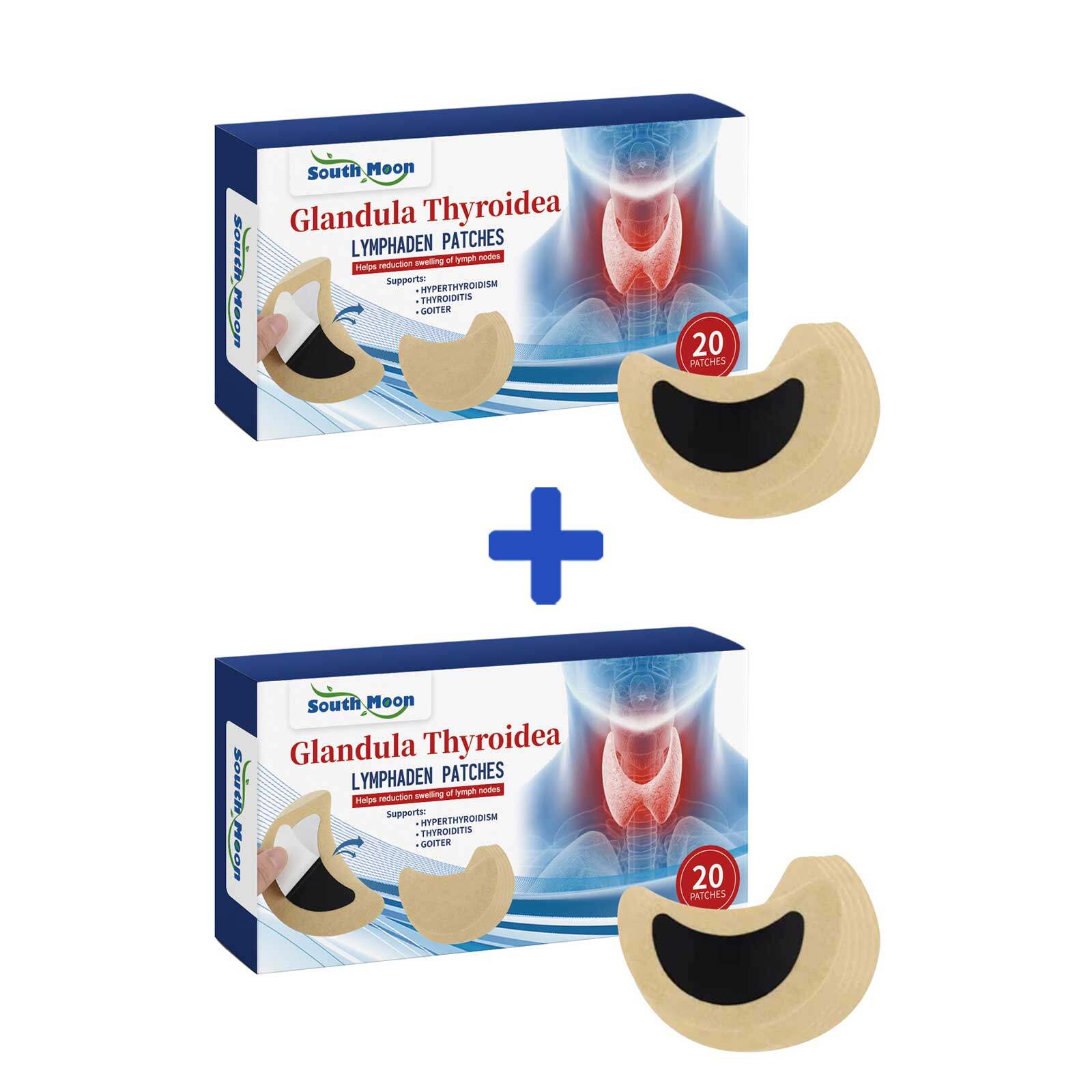 【Hot Sale】South Moon Lymph Nodes Patch Thyroid Lymphatic Patch Reduce ...