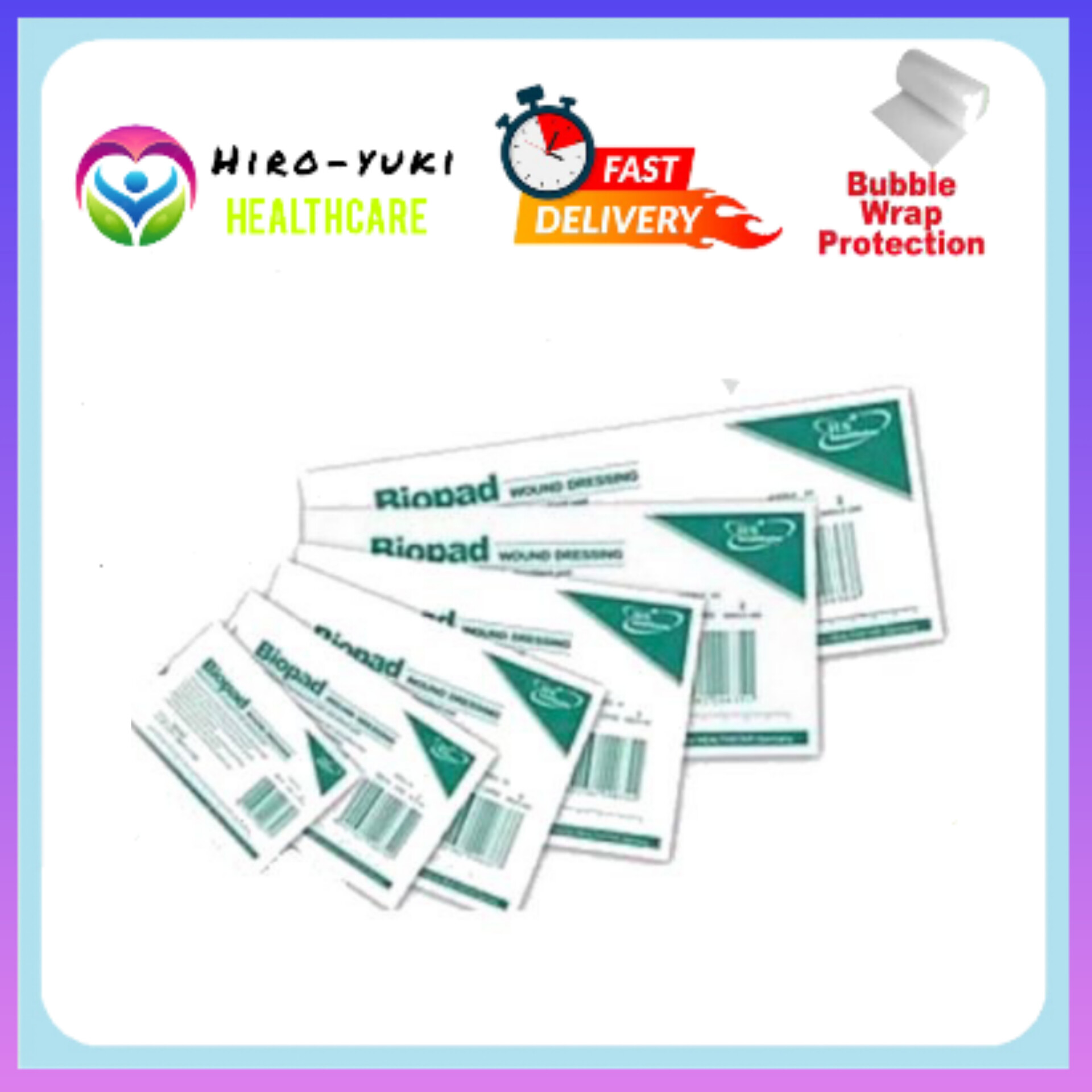 BIOPAD WOUND DRESSING 5/6/9X7/10/15/20/25CM 1S | Lazada