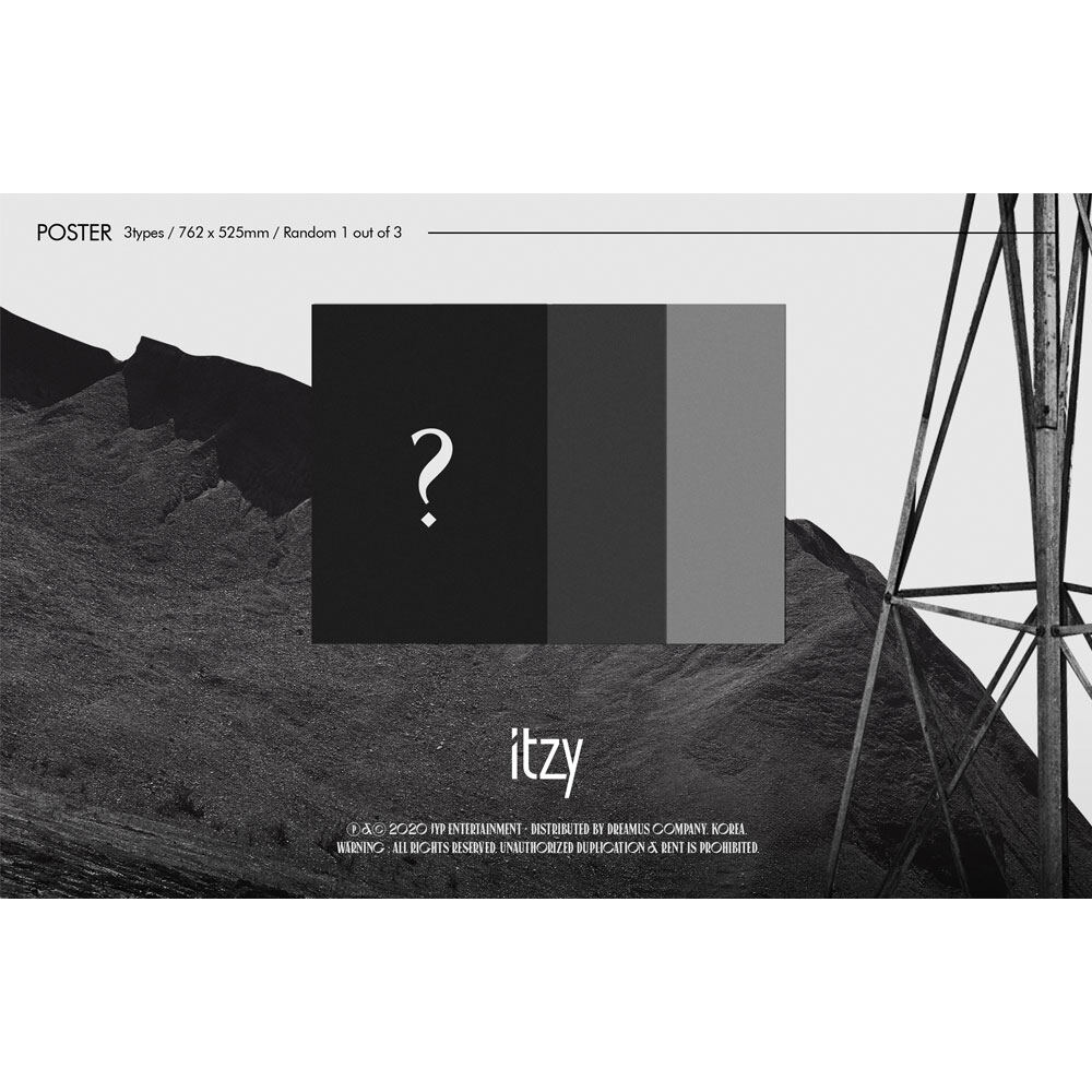 ♥ON STOCK♥ ITZY [NOT SHY] Ver. B +Rolled Poster - KPOP Merch - ThaiPick