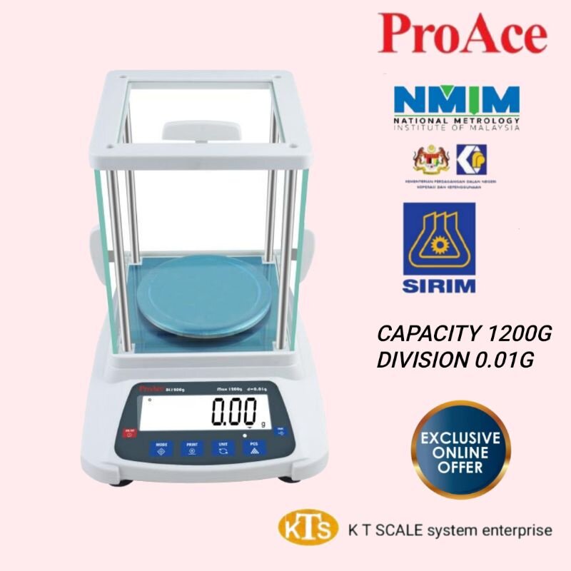 PROACE ELECTRONIC DIGITAL BALANCE SCALE 1200G | Lazada