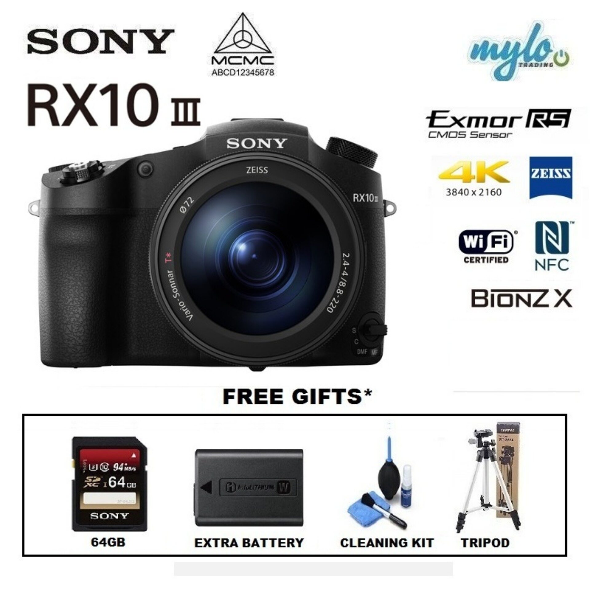 Sony Cyber-shot DSC-RX10 III Price in Malaysia & Specs - RM4850 | TechNave